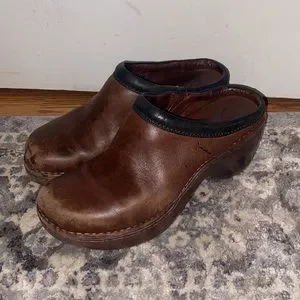 Ariat | Shoes | Ariat Sport Mules Leather Western Slide On Clogs | Poshmark